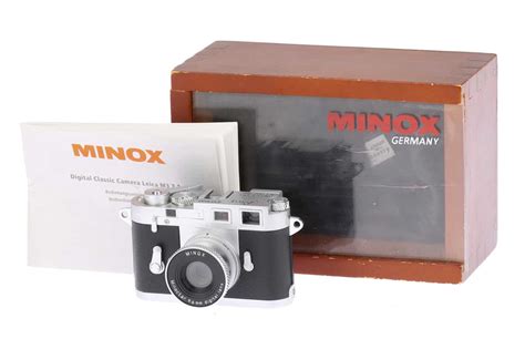 Lot 184 A Minox Digital Classic Camera Leica M3 21