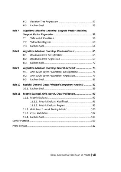 Buku Dasar Data Science Dari Teori Ke Praktik