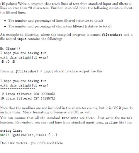 Solved Please Only Include These Library Only Use