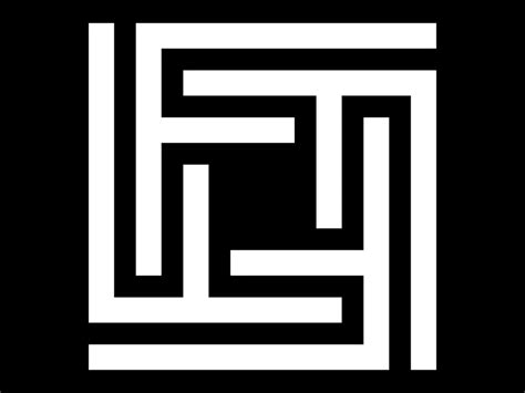 Interlocking Square Letters F Logo Template Png Vector In Svg Pdf Ai Cdr Format