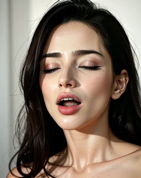 Tabletop Award Winning Photo Very Detailed Edge Orgasm Face Focus