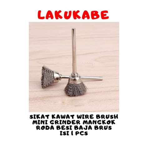 Jual Sikat Kawat Wire Brush Mini Grinder Mangkok Roda Besi Baja Brus