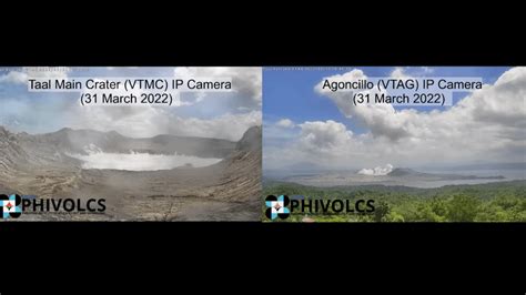 Taal Volcano Update March 31 2022