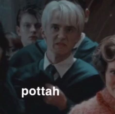 Pottah Draco Harry Potter Draco Malfoy Funny Harry Potter Curses