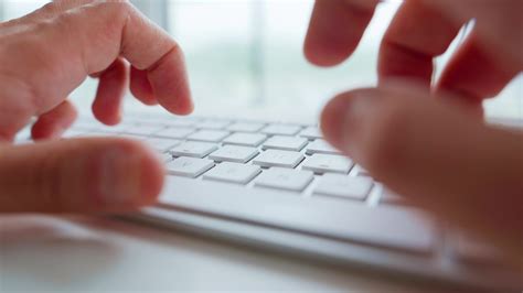Male Hands Typing On A Computer Keyboard Extreme Close Up Concept Of Remote Work 23633139