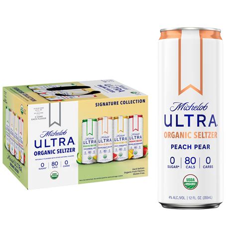 Michelob Ultra Organic Hard Seltzer Variety Pack 12pk 12oz Slim Cans 4