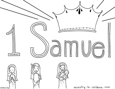 Samuel Bible Story Coloring Pages