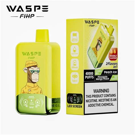 Waspe Fihp 40000 Dual Flavors Disposable Vape 40k E Cigarettes