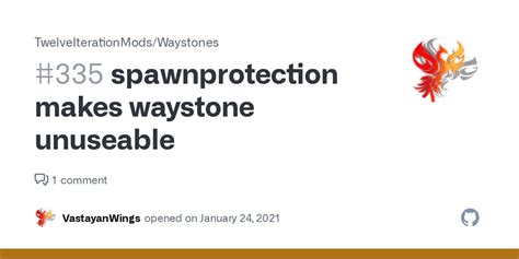 Spawnprotection Makes Waystone Unuseable · Issue 335