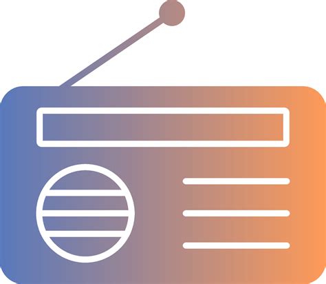 Radio Gradient Icon 37794234 Vector Art At Vecteezy