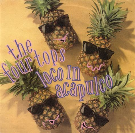 Four Tops Going Loco In Acapulco Vinyl Clocks