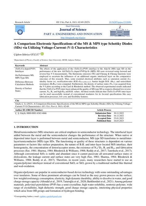 Pdf A Comparison Electronic Specifications Of The Ms And Mps Type