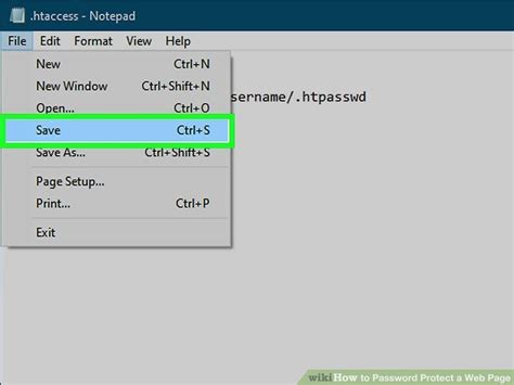 How To Password Protect A Web Page Steps WikiHow