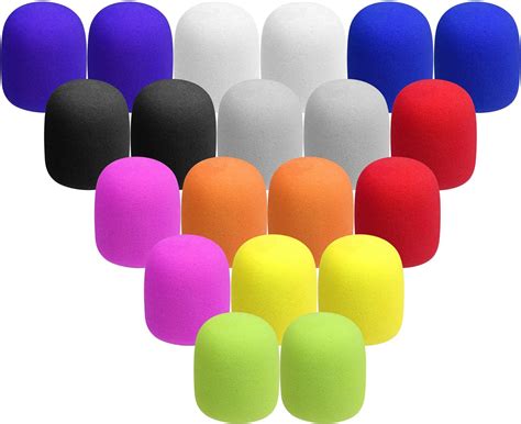 20pcs Microphone Foam Covers Thick Handheld Stage