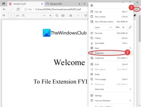 How To Sign A PDF Document In Microsoft Edge