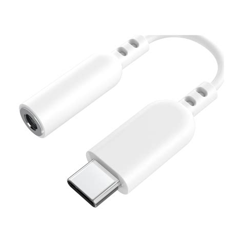 Onn Usb C To 3 5mm Aux Adapter White