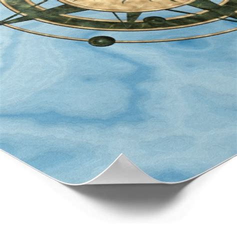 Fantasy Celtic Compass Design Poster Zazzle