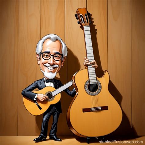 A Timeless Classical Concert Guitar Stable Diffusion Online