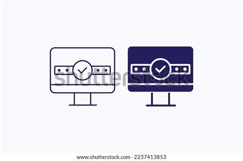 Approved Password Password Reset Vector Icon Stock Vector Royalty Free 2237413853 Shutterstock