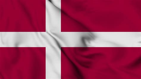 Denmark Flag Animation For Background In 4k Happy Independence Day