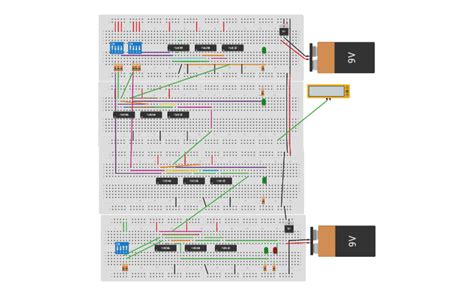 Circuit Design Sumador De 4 Bits Tinkercad