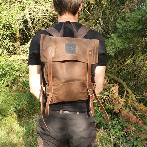 The Scout Pack Versatile Wax Canvas Backpack Journeyman Handcraft