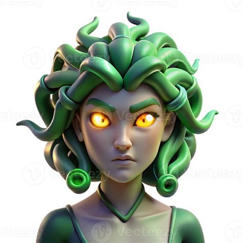 Stunning Contemporary A Powerful Gorgon Her Gaze Turning Men To Stone
