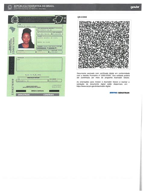 Cnh Carteira Nacional De Habilitação Pdf
