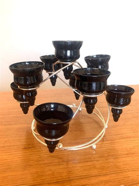 10 Flower Candle Holders Glass Catawiki