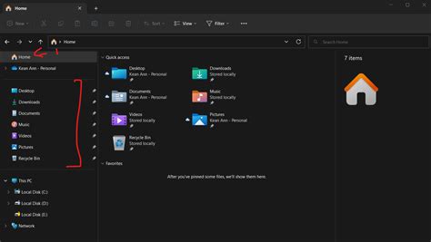File Explorer Home Icon And Quick Access Missing Microsoft Community