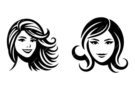 Premium Vector Beautiful Womens Face With Smile Vector Art