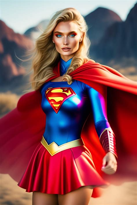 Lexica Ai Supergirl Elsa Hosk 1 4 6 23 By Steshu87 On Deviantart