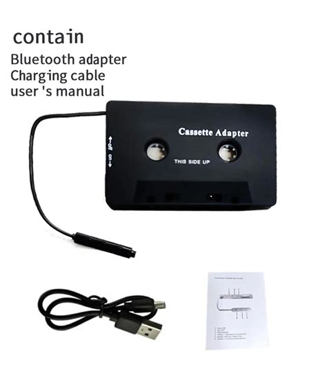 Car Bluetooth Audio Cassette Adapter Radio Music Tape Retro Home Audio