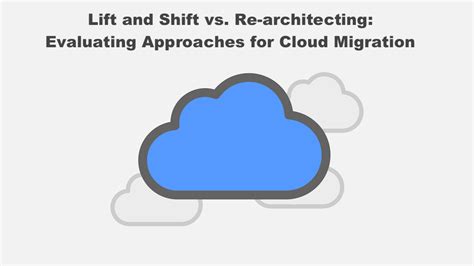 Lift And Shift Vs Re Architecting Evaluating Approaches For Cloud