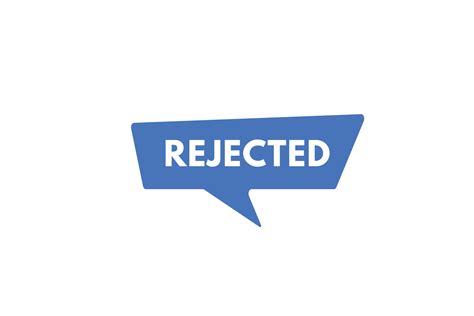 Reject Text Button Reject Sign Icon Label Sticker Web Buttons 17065458 Vector Art At Vecteezy