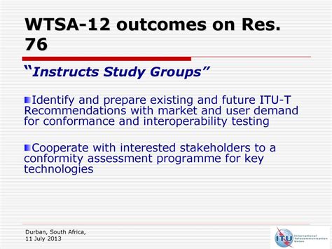 Key Issues On Conformance And Interoperability Candi Ppt Download