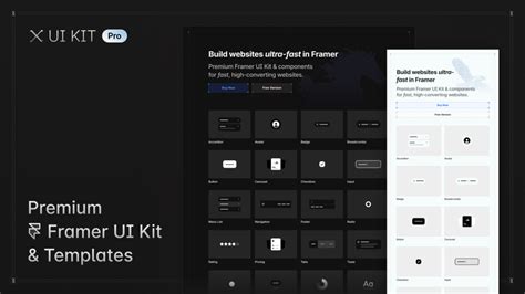 X Ui Kit Pro Framer Ui Kit
