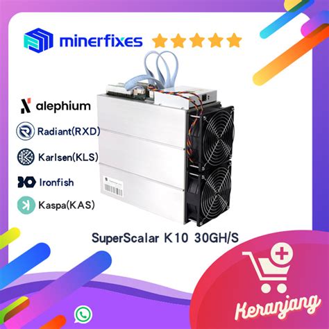Jual Superscalar K10 Fpga Miner 30ghs 1700 W Fpgaklsrxdalphiron