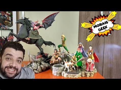Caverna do dragão Set completo Iron Studios muito sacrifício YouTube