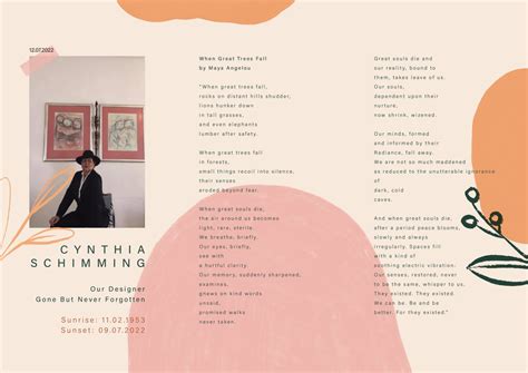 Cynthia Schimming Our Designer Gone But Never Forgotten Fashion News