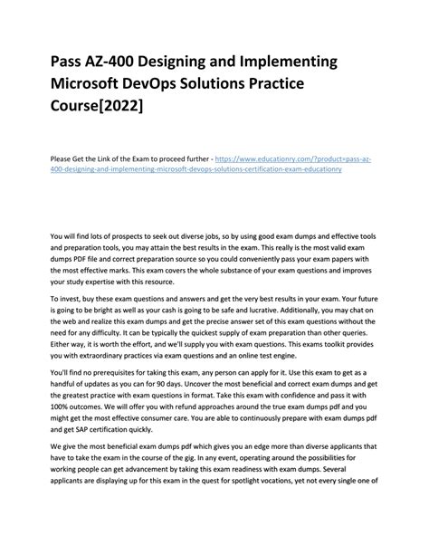Ppt Az 400 Designing And Implementing Microsoft Devops Solutions