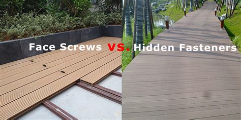 Face Screws Vs Hidden Fasteners Which Is Best For Composite Decks