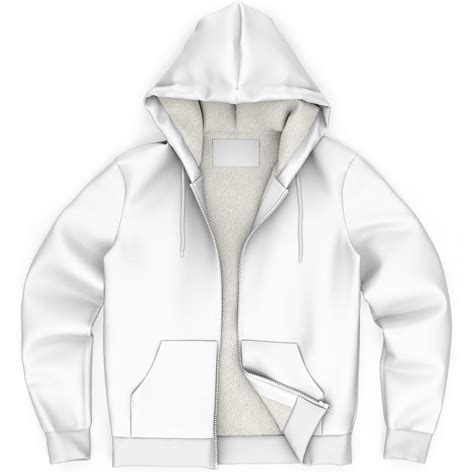 Zip Up Hoodie Template Png