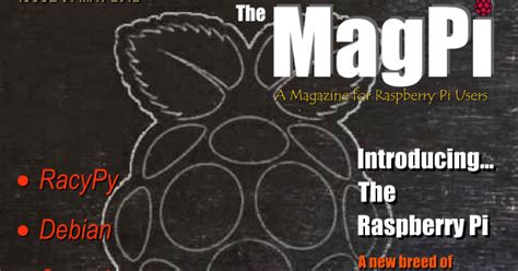葉難 The Magpi：raspberry Pi社群與愛好者自主發行的電子雜誌