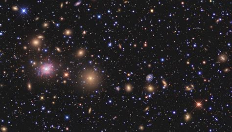 Perseus Galaxy Cluster Abell426 Ngc1275 Ngc1268 And Sn2008fg