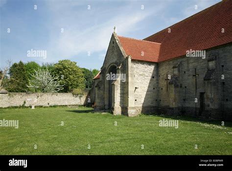 Somerset Pilton Tithe Barn On Worthy Farm At Pilton The Historic Stone