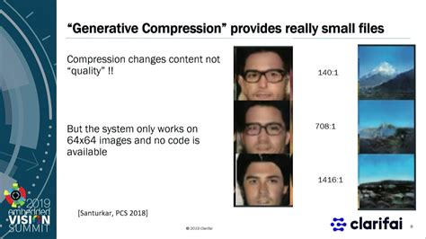 Machine Learning Based Image Compression Ready For Prime Time A Presentation From Clarifai