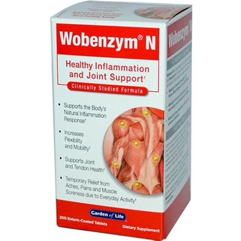Wobenzym N 200 Enteric Coated Tablets Garden Of Life