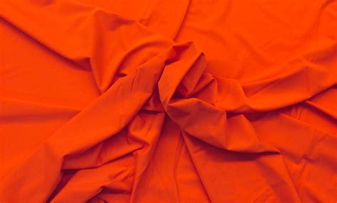 Solid Neon Orange Swimsuit Purpleseamstress Fabric