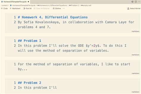 5 Software Latex And Markdown — Differential Equations